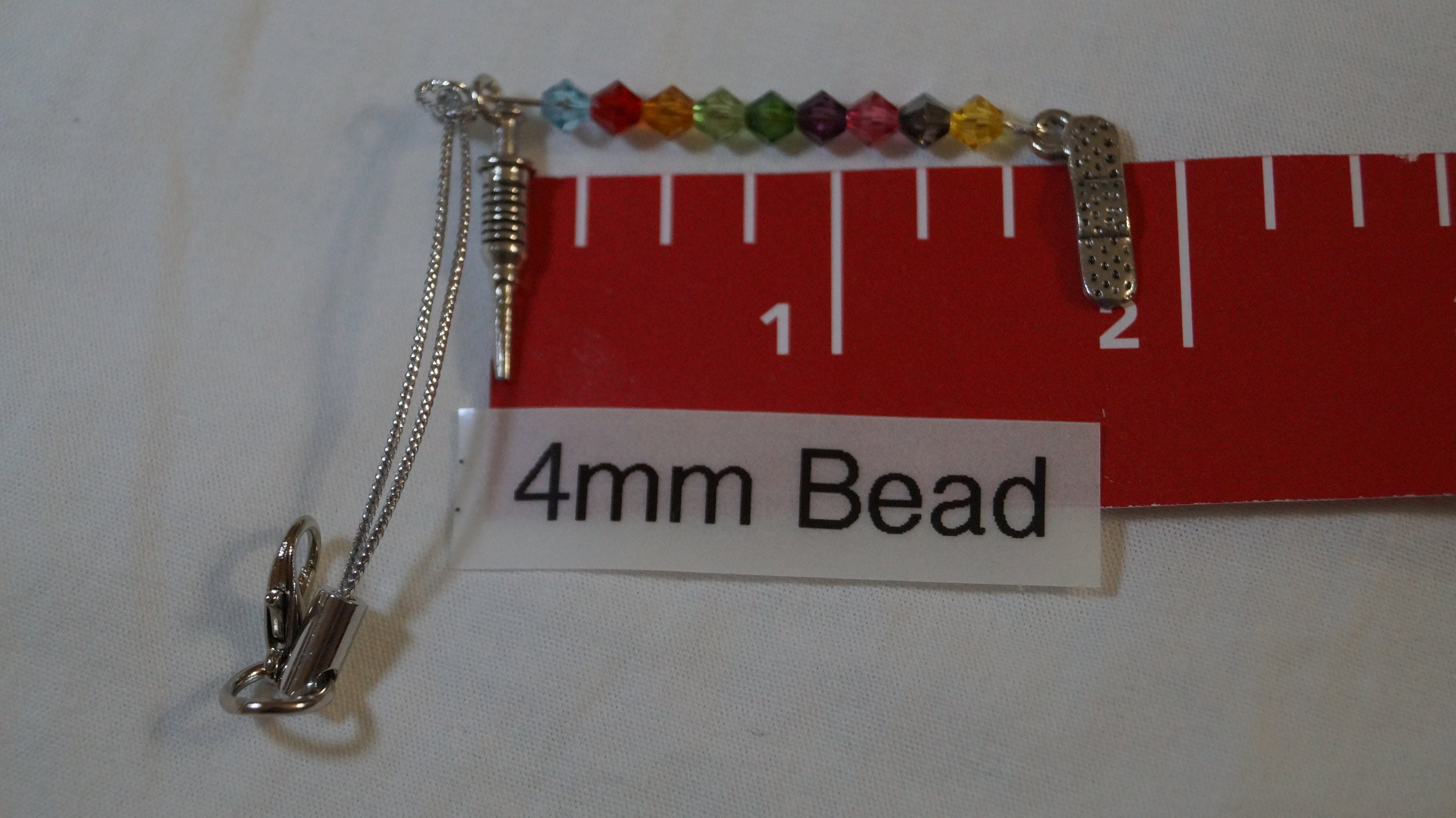 Order of Draw Charm With Hep Syringe and Bandaid 4mm Swarovski - Etsy