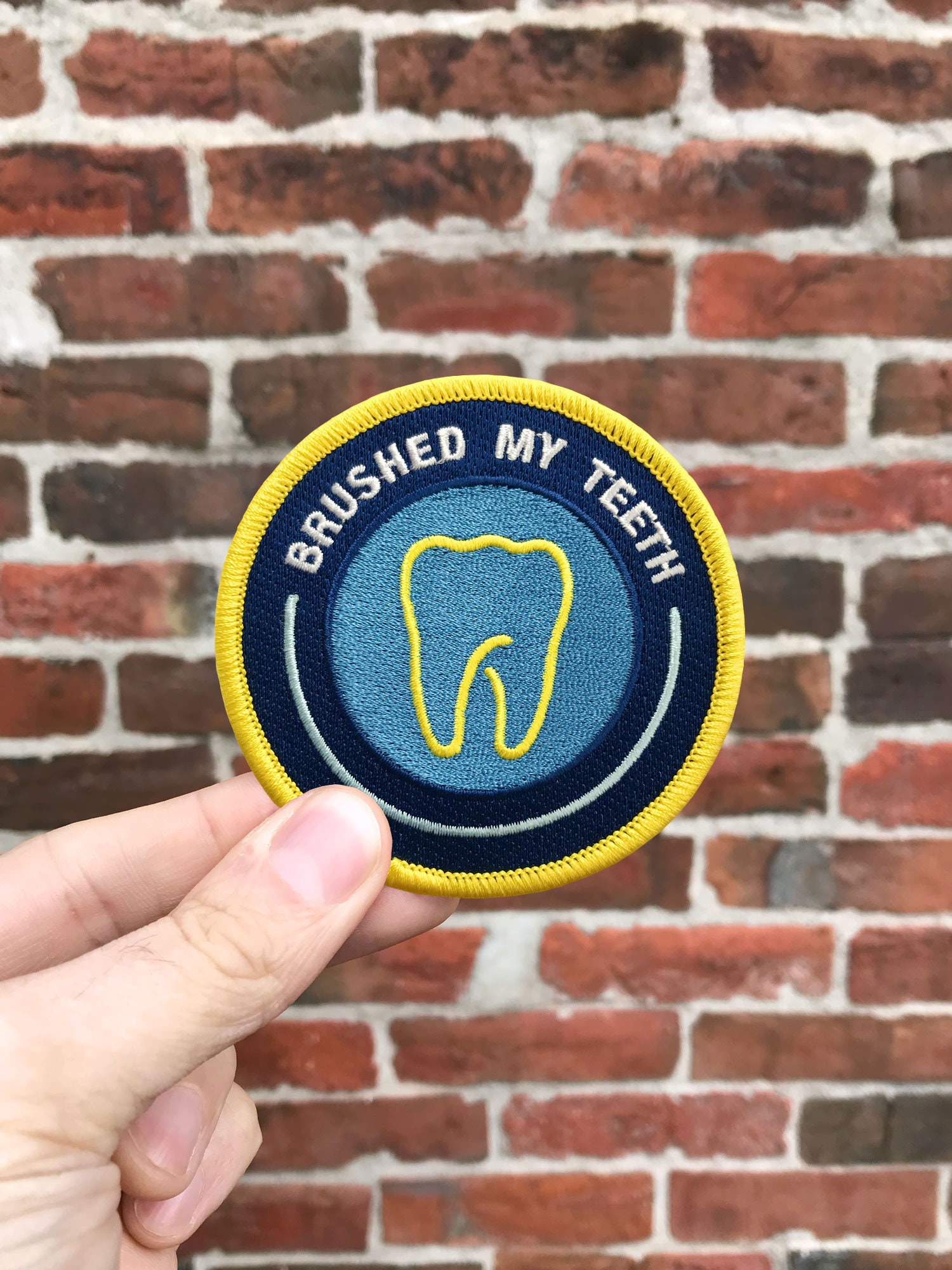 Work From Home Merit Badge - Set of 6 - 100% Embroidered Iron-on Patch ...