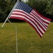 Rotating PVC Flag Pole Complete Set Nothing Extra to Purchase With 3'X5 ...