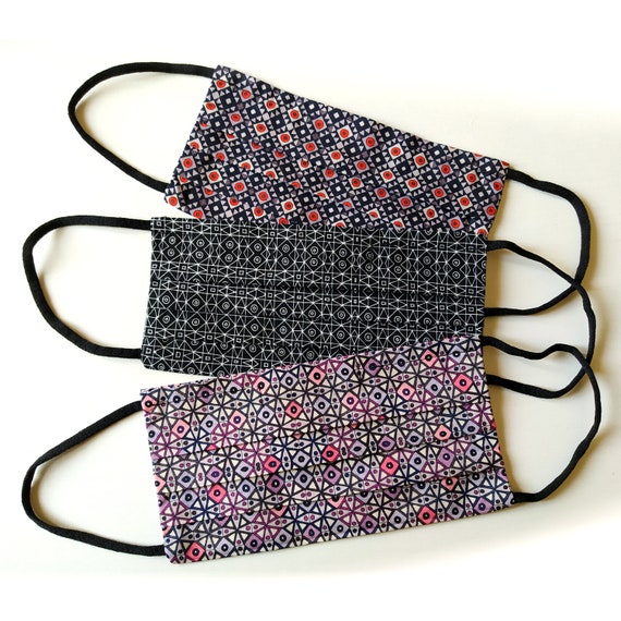 TRIS Reusable Washable Masks in ICEA Certified 100% Natural - Etsy