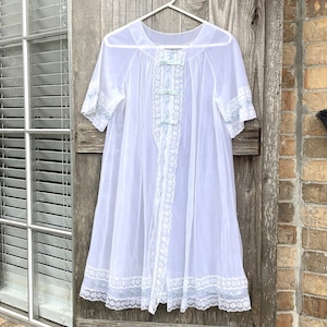 Vtg SHADOWLINE Peignoir Robe & Nightgown (sleeveless) Set (1970's) Size ...
