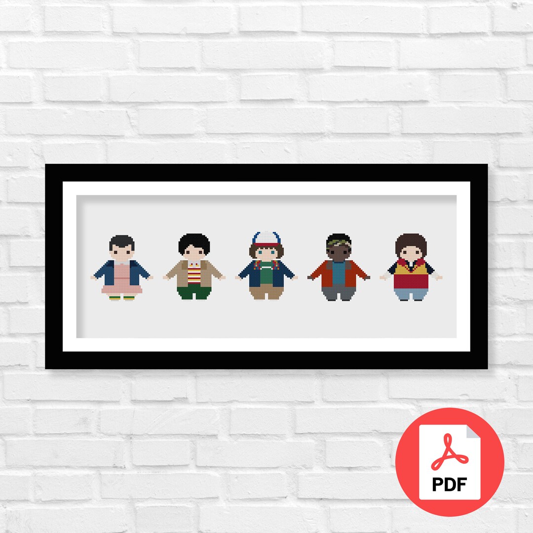 Stranger Things Cross Stitch Pattern - TV Series Inspired Cross Stitch ...