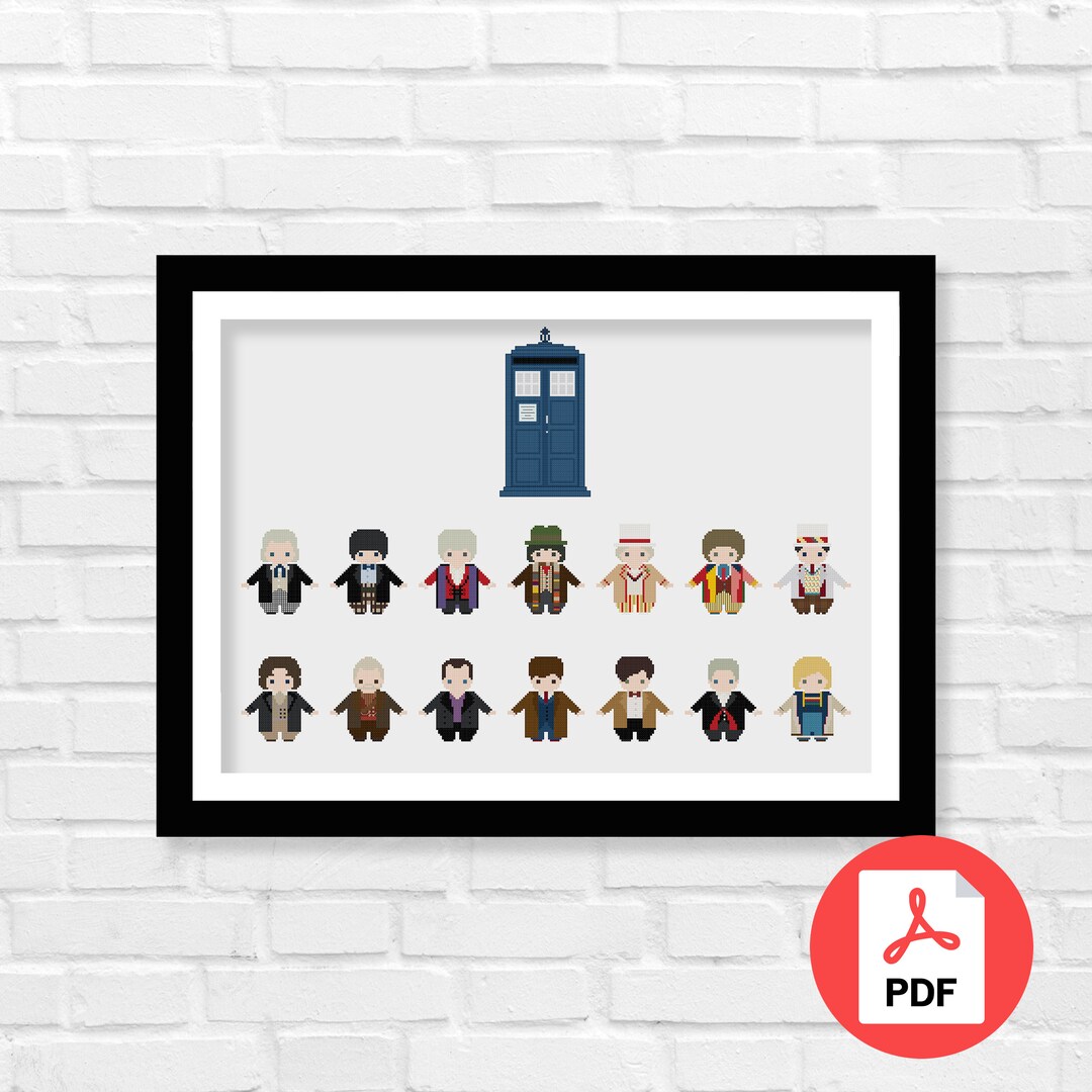 Doctor Who Cross Stitch Pattern - TV Series Inspired Cross Stitch ...