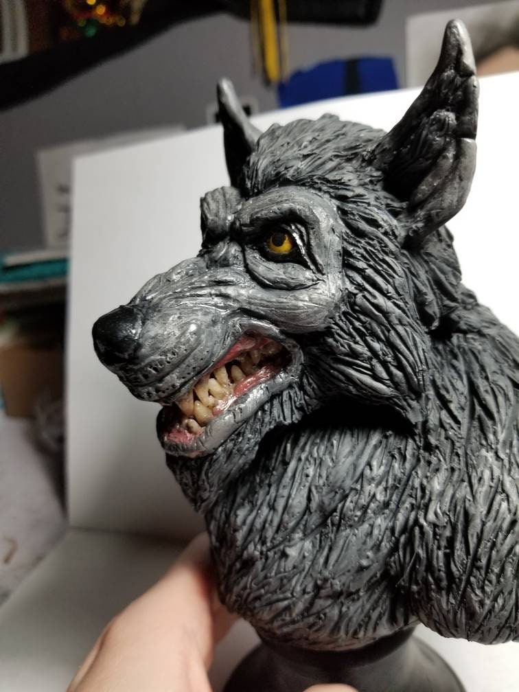 Werewolf bust | Etsy