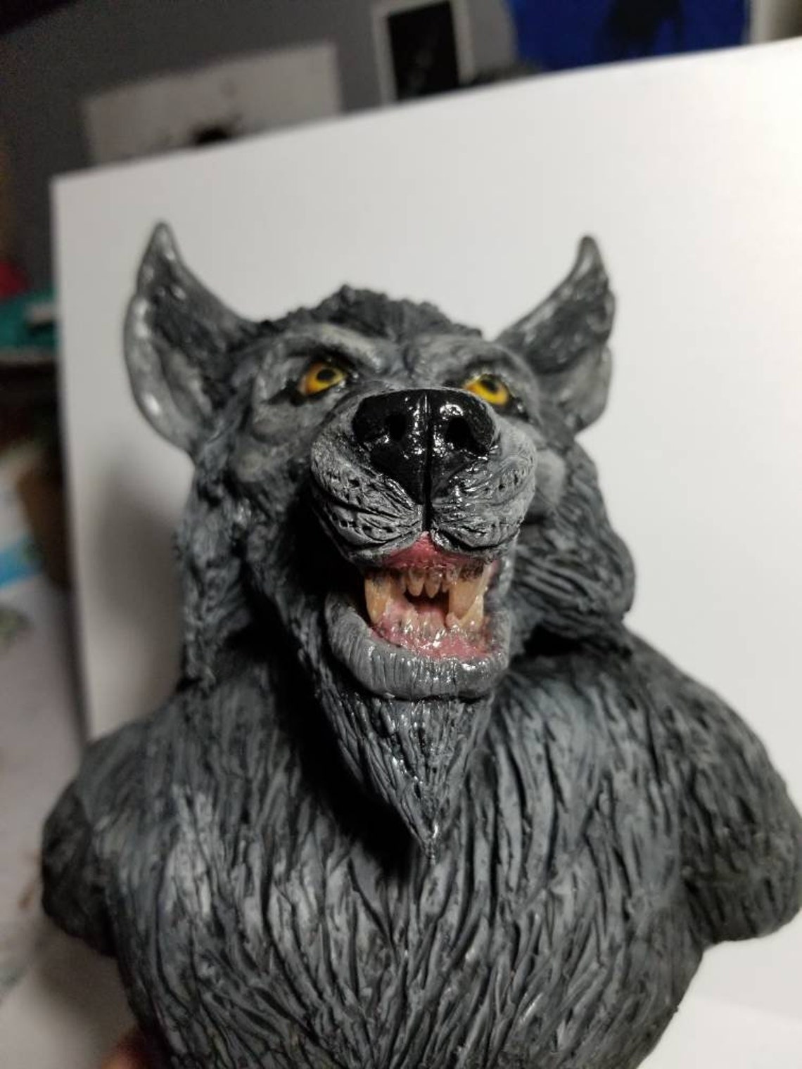 Werewolf Bust - Etsy