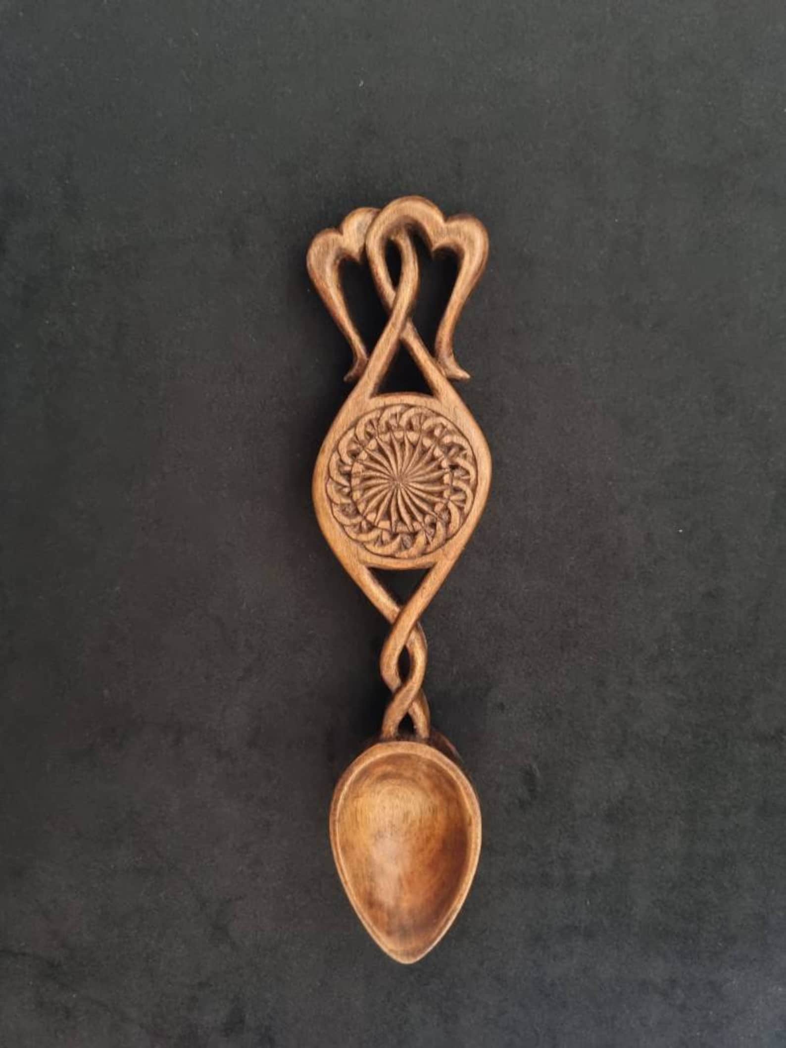 Handmade Welsh Love Spoon No 102 - Etsy UK