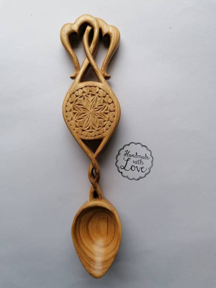 No 102. Handmade Welsh Love Spoon, Made to Order. - Etsy UK