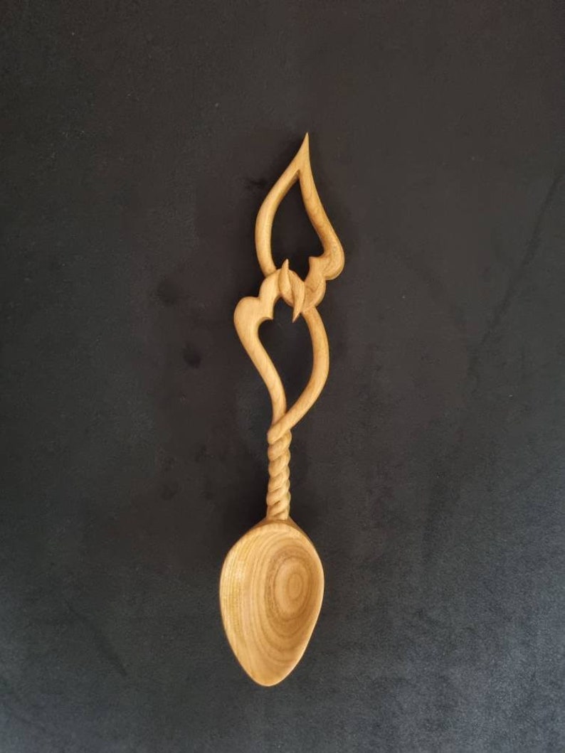 Handmade Welsh Love Spoon No 132 - Etsy