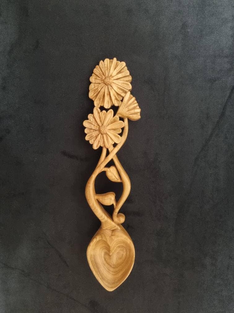 No 223. Handmade Welsh Love Spoon, Made to Order. - Etsy