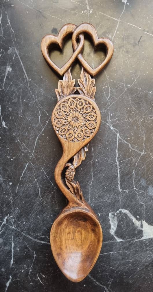 Handmade Welsh Love Spoon No 321 - Etsy UK