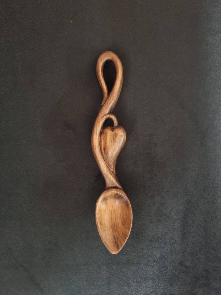 Handmade Welsh Love Spoon No 9 - Etsy