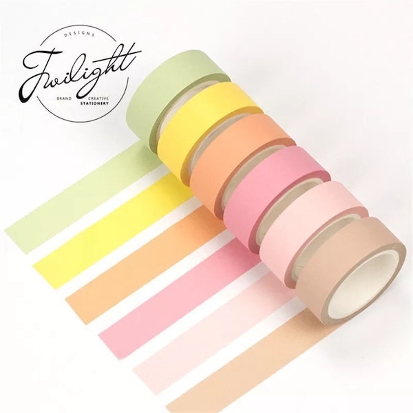 Pastel Washi Tape - Etsy