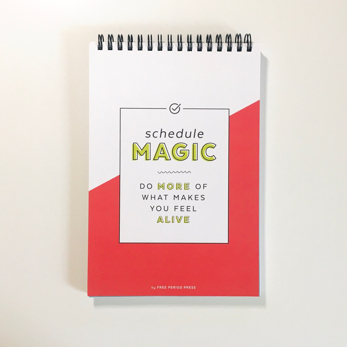 Schedule Magic Daily Planner Spiral Notebook To-do List for | Etsy