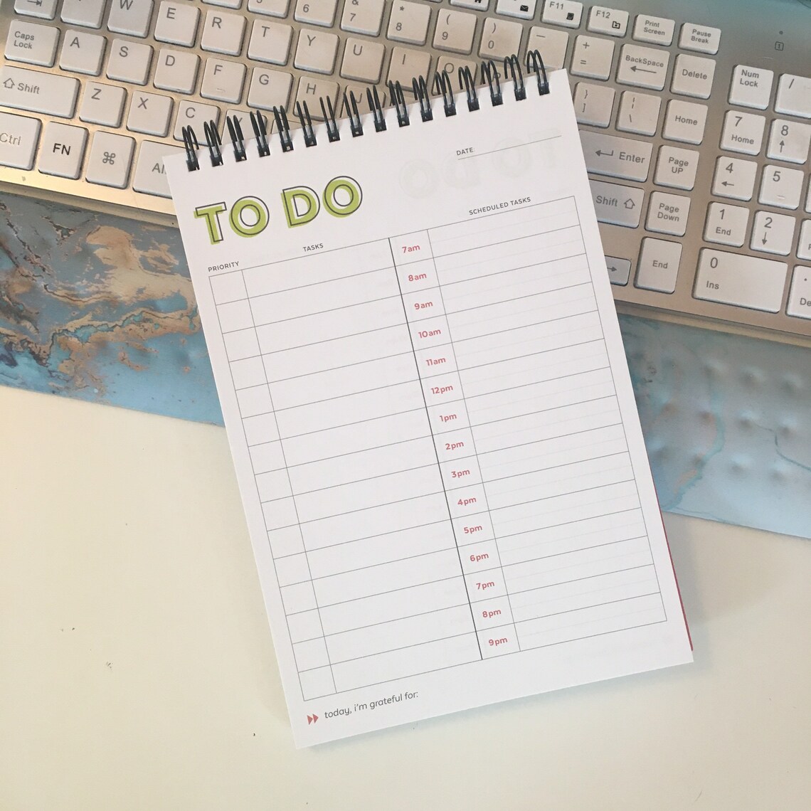Schedule Magic Daily Planner Spiral Notebook To-do List for | Etsy
