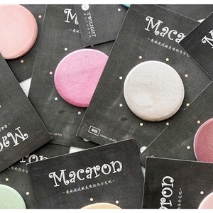 Pastel Macaron Sticky Notes Small Circle Notepads for School - Etsy