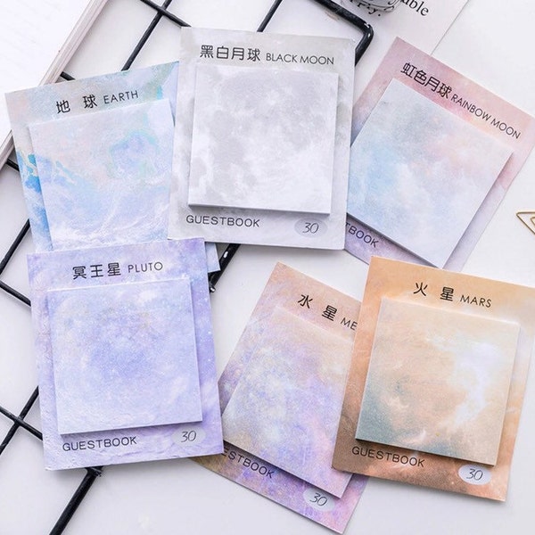 Aesthetic Sticky Notes - Etsy