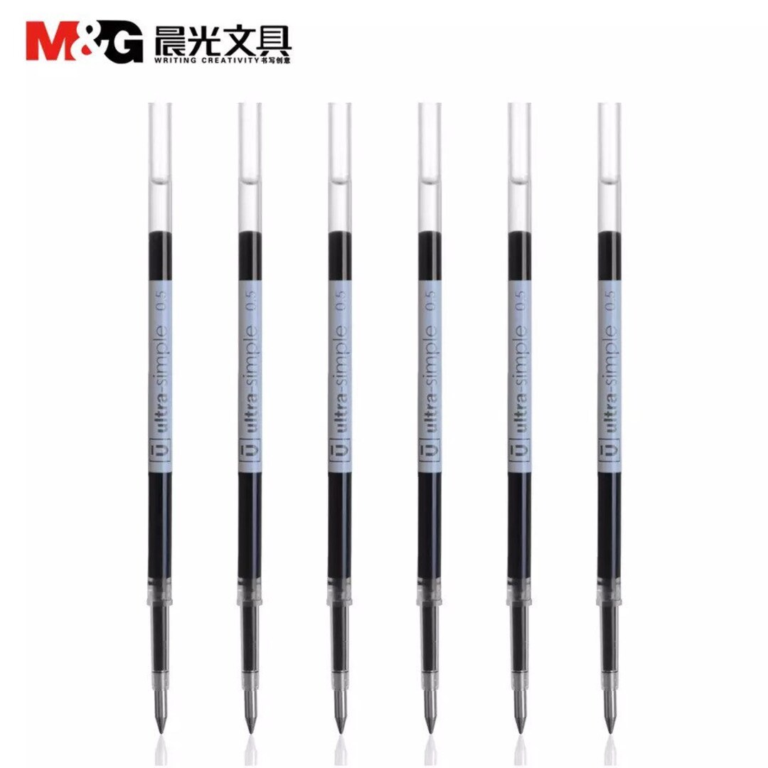 11cm Ink Refills for Retractable Pens 0.5mm Ballpoint Ink Replacement ...