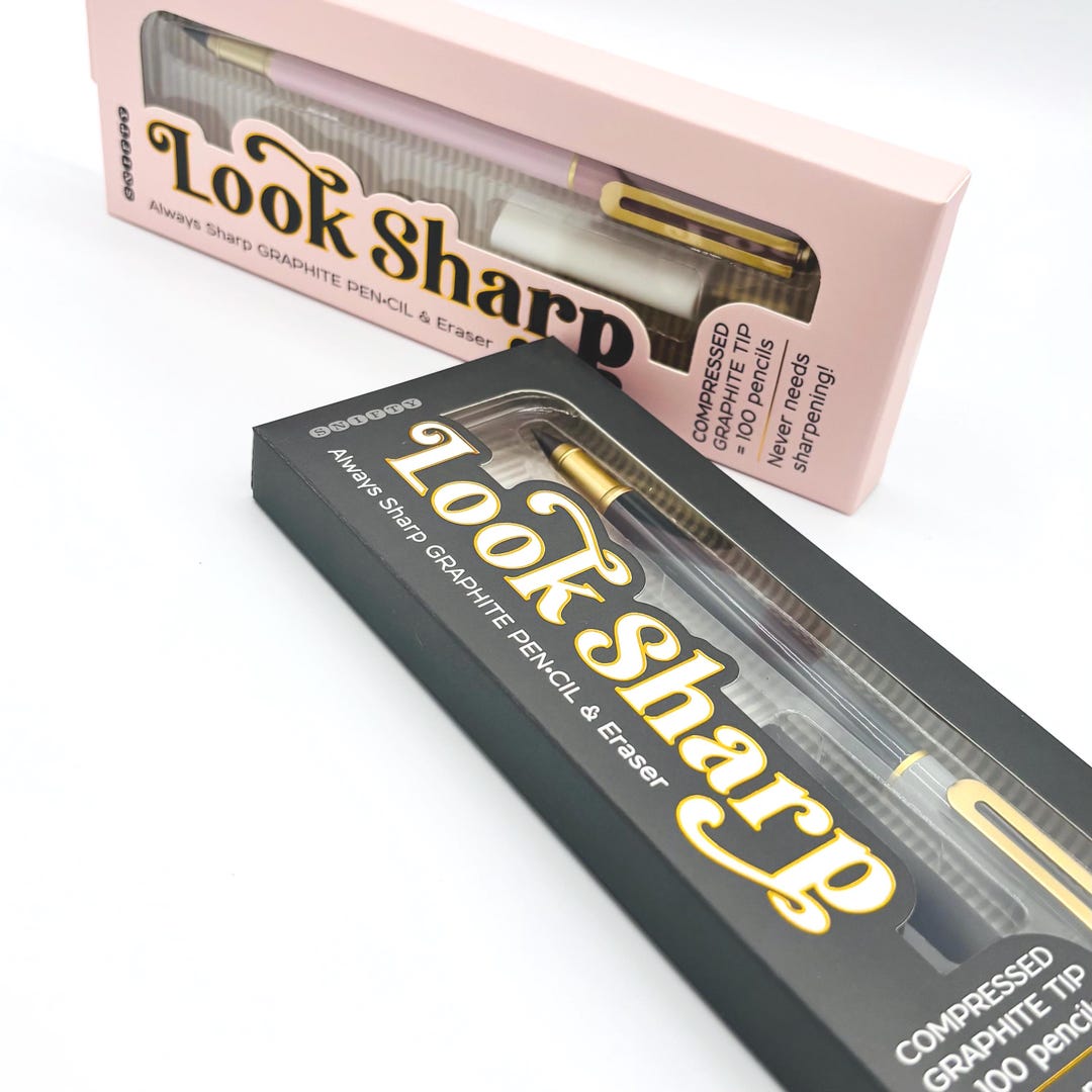 Always-sharp Graphite Pencil: Look Sharp Pen-cil With Designer Metal ...