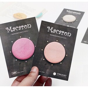Pastel Macaron Sticky Notes Small Circle Notepads for School - Etsy