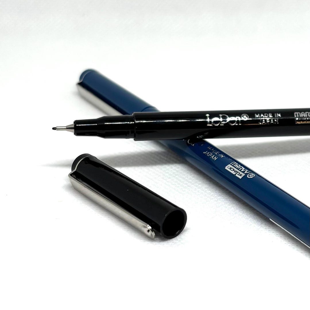 Le Pen Fine Tip Felt Pens by Marvy - Premium Writing Pen in Assorted ...