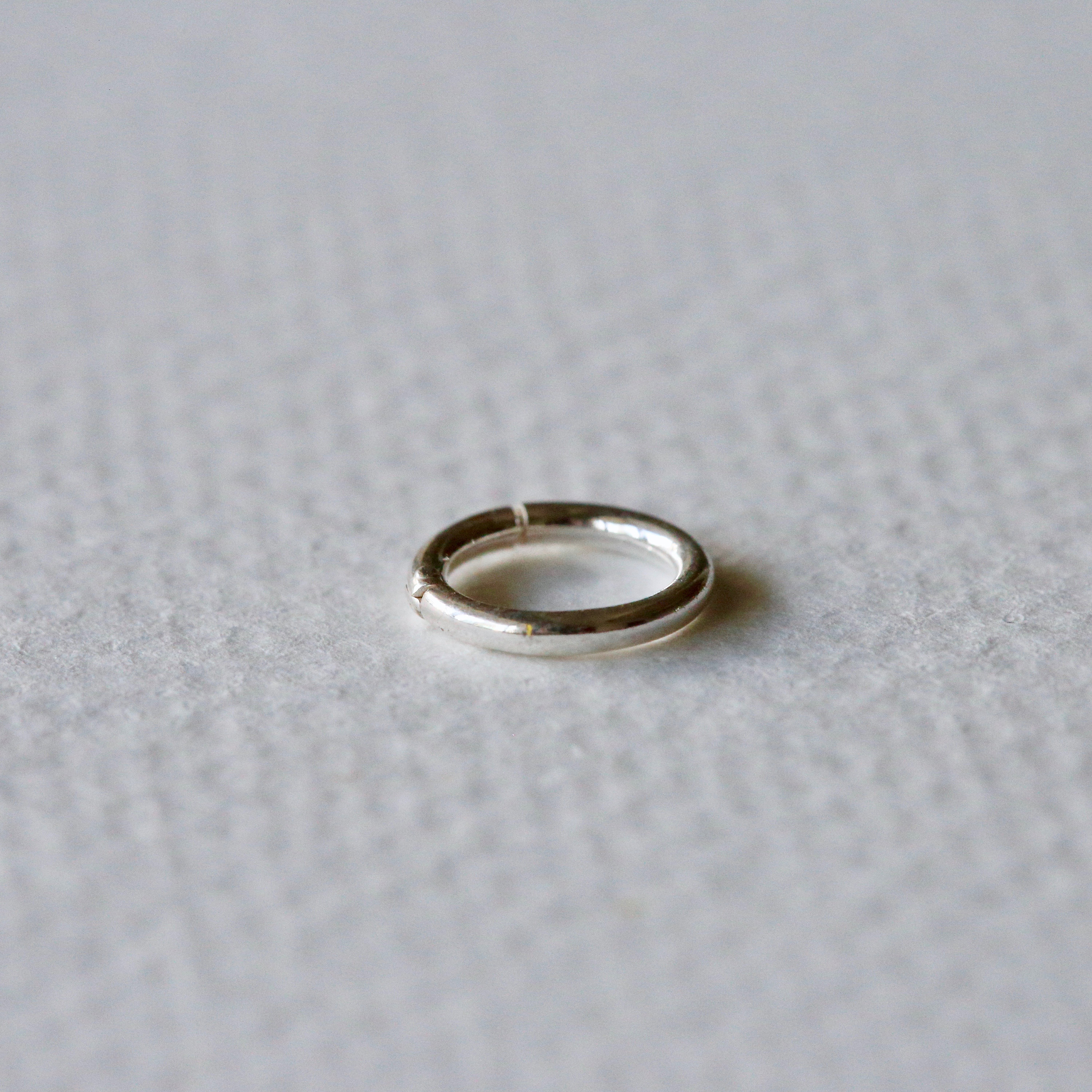 Sterling Silver Segmented Hoop 16 Gauge Hoop 8mm Silver - Etsy