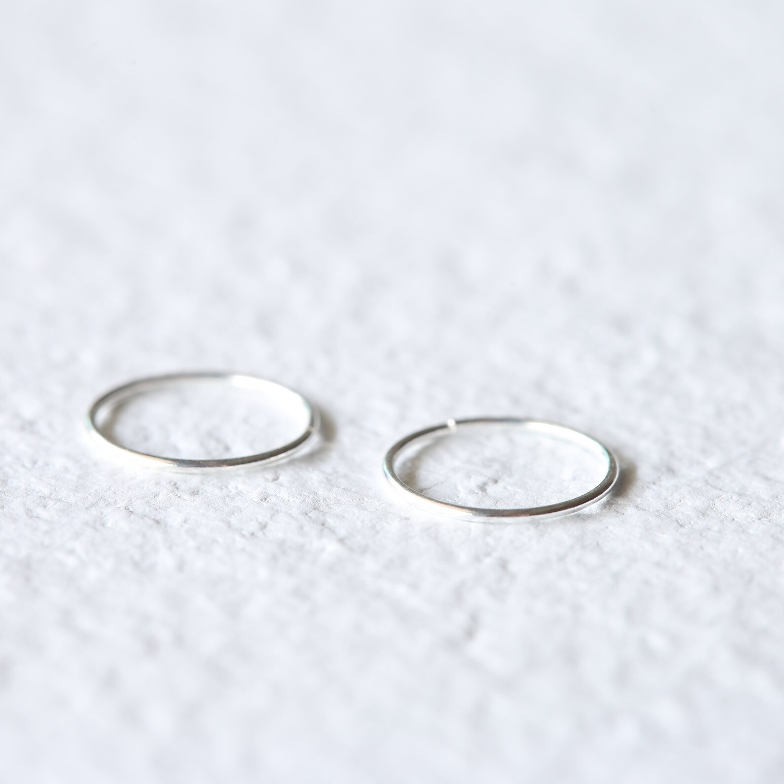 10mm Endless Hoops Gold Huggers 18K Gold Plated Endless - Etsy