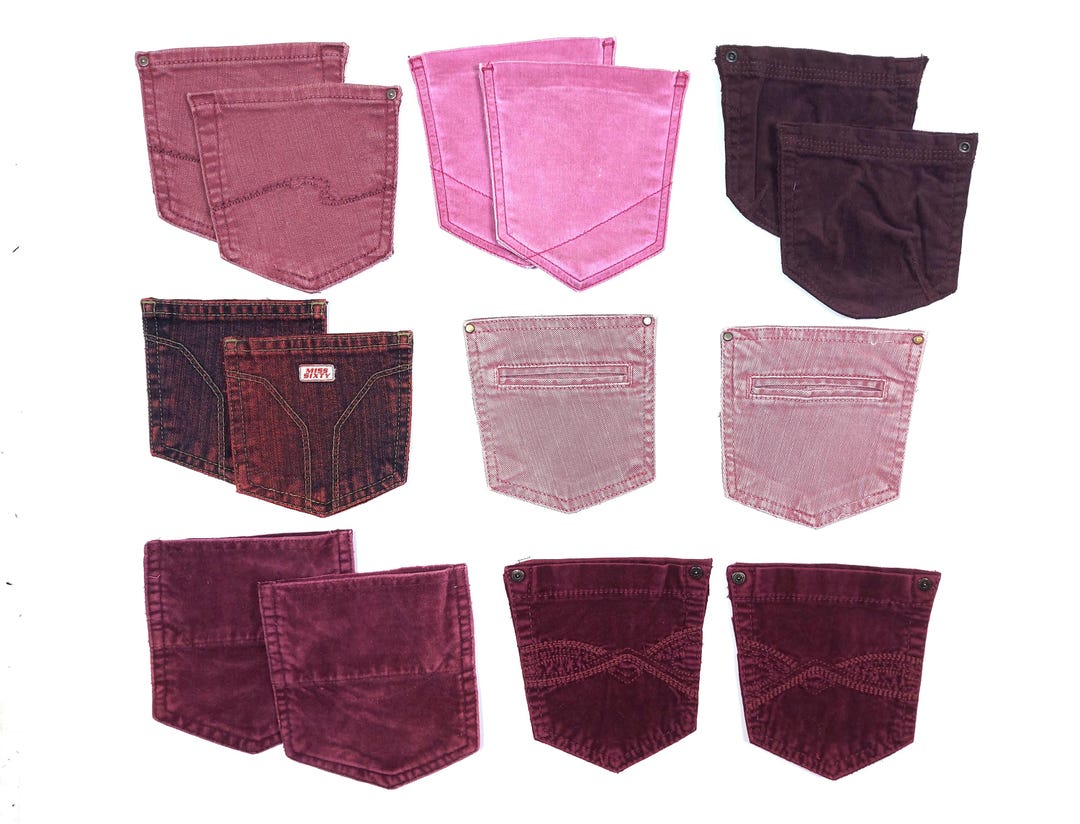 Upcycled Jeans Pockets: 14 Denim Back Pockets for DIY Crafts - Etsy