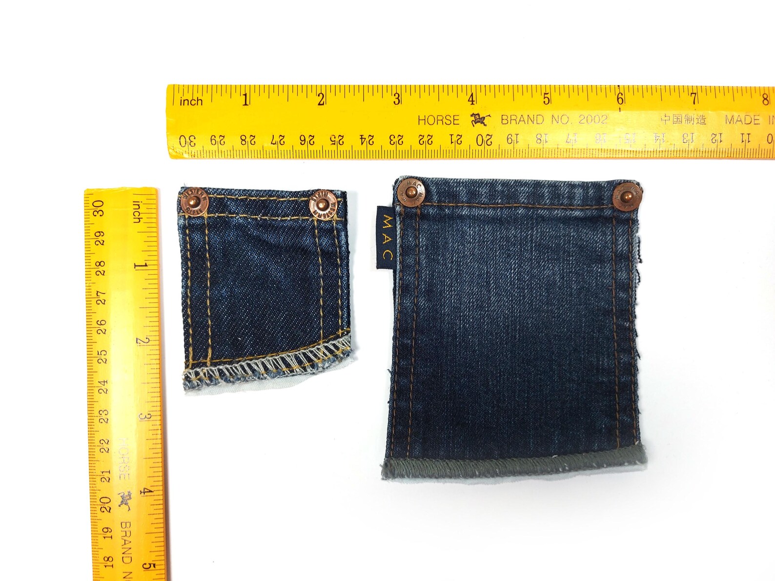 27 Upcycled Denim Coin Pockets: DIY Craft Supplies - Etsy