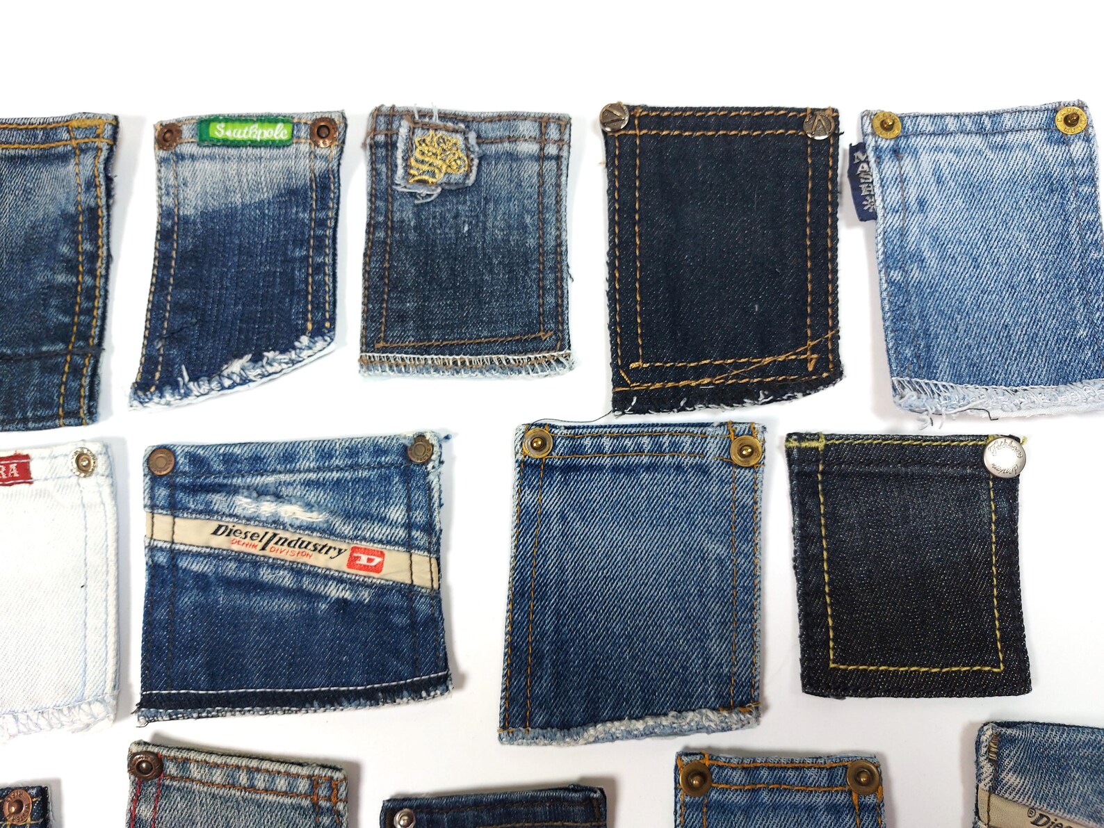 27 Upcycled Denim Coin Pockets: DIY Craft Supplies - Etsy