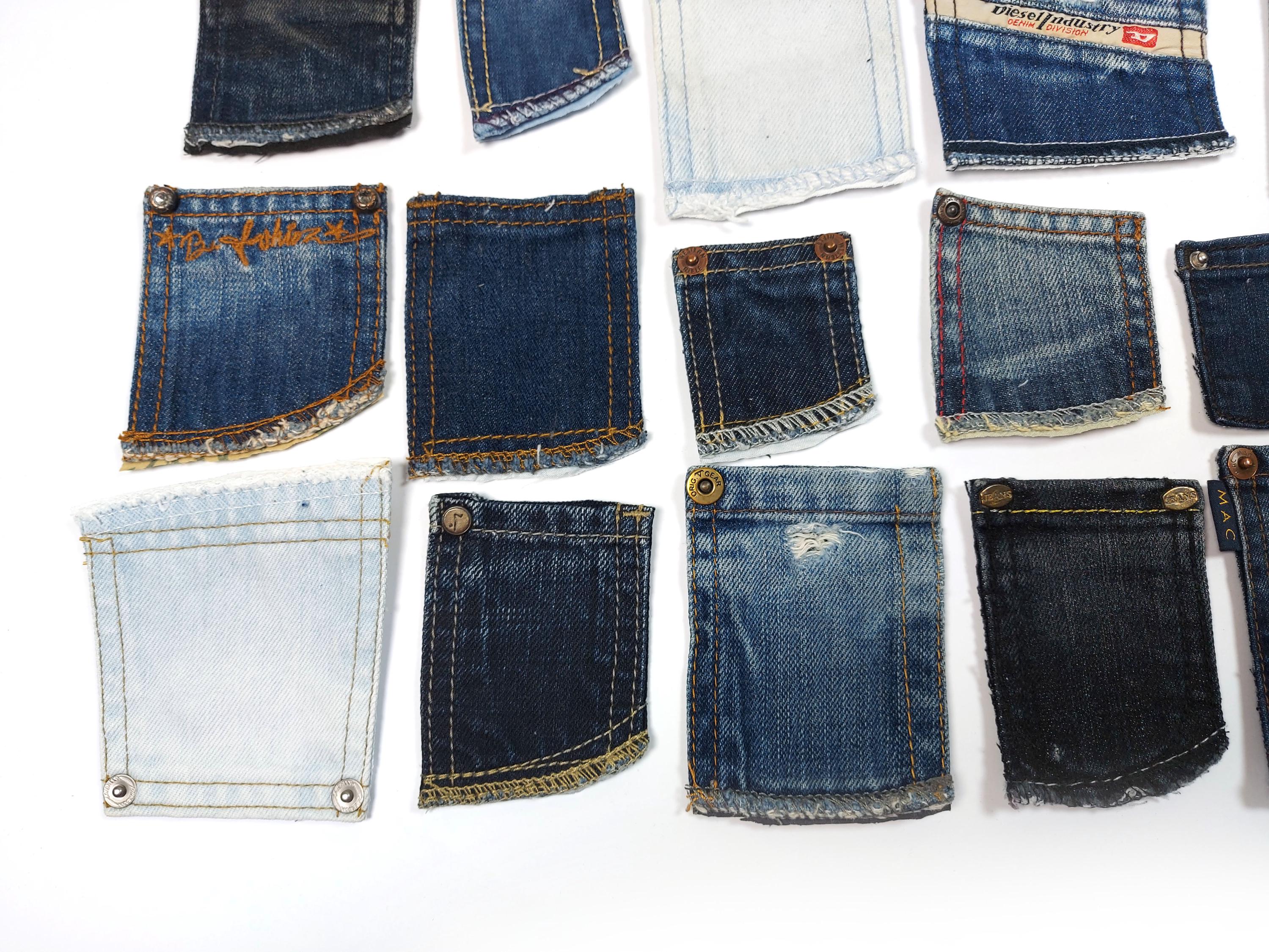 27 Upcycled Denim Coin Pockets: DIY Craft Supplies - Etsy