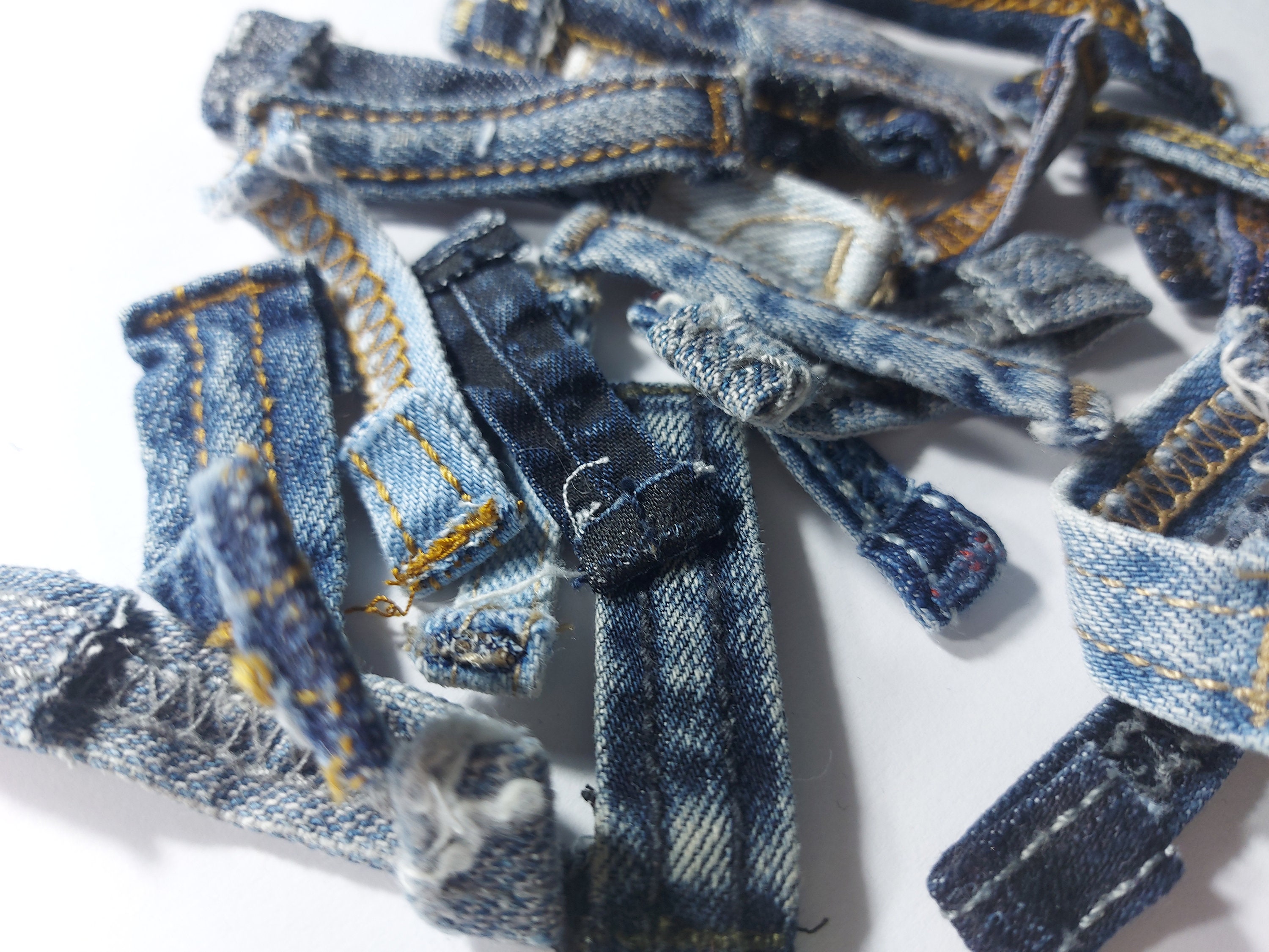 Reclamed Jeans Belt Loops Assorted Pack for Clothes Repair and Fitting ...