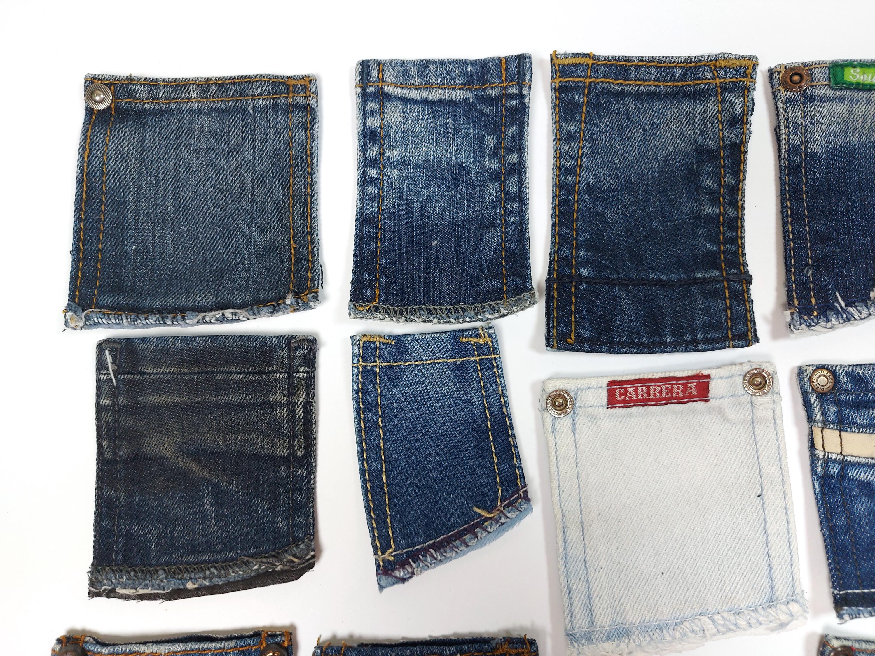 27 Upcycled Denim Coin Pockets: DIY Craft Supplies - Etsy