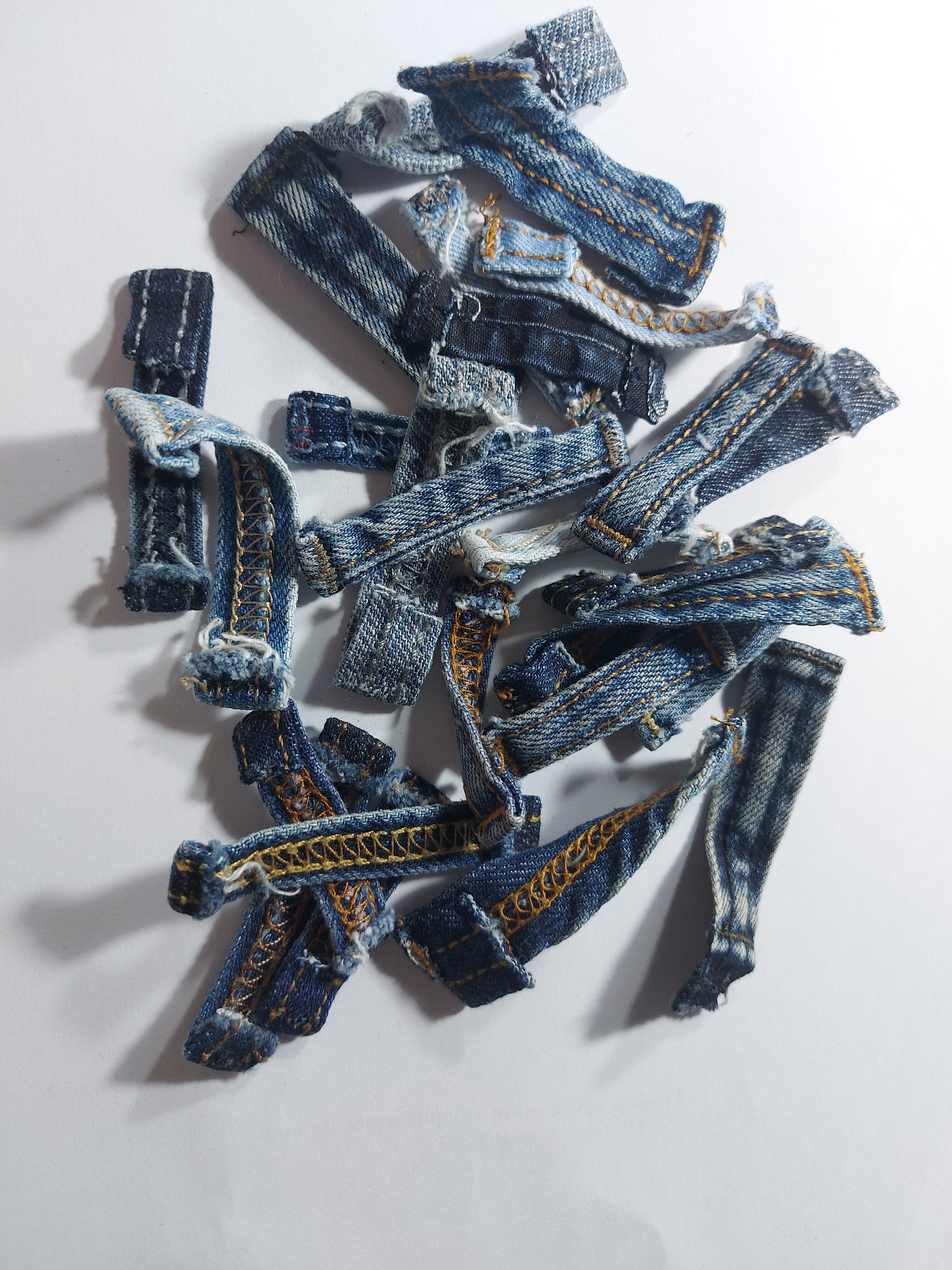 Reclamed Jeans Belt Loops Assorted Pack for Clothes Repair and Fitting ...