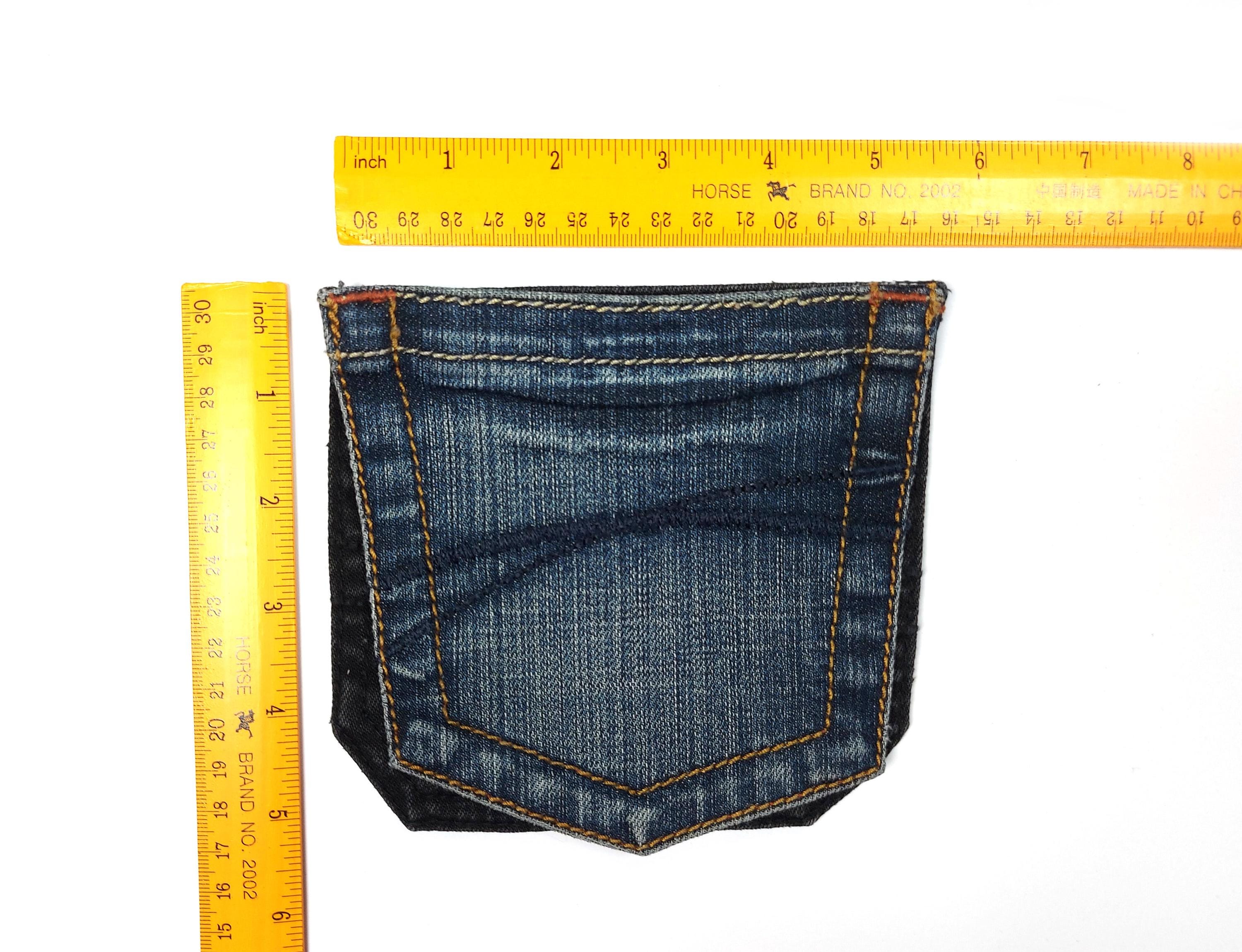 22 Reclamed Jeans Back Pockets With Base Bundle, Adult Jeans Pockets ...