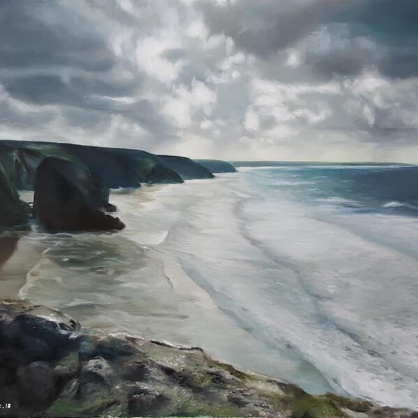 Cliff Painting - Etsy