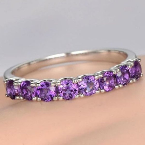 Purple Wedding Band - Etsy
