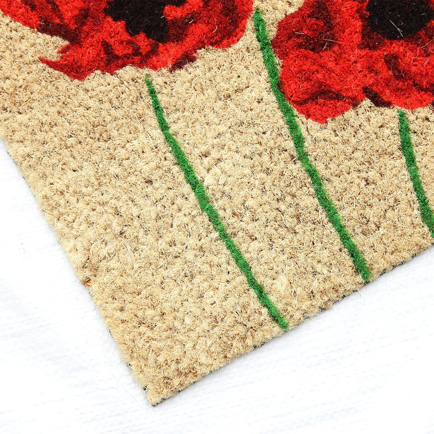 Coco & Coir Door Mats Indoor / Outdoor Non Slip Bold Floral - Etsy UK