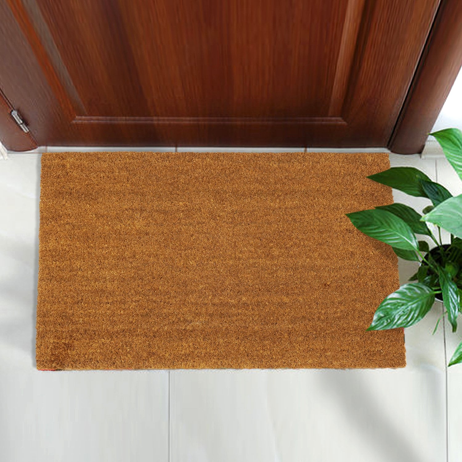 Coco & Coir Door Mats Indoor / Outdoor | Non Slip Natural Coir Entrance Welcome Mat (the Canvas ...