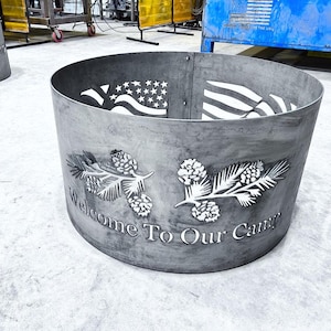 Personalized Fire Ring - Custom Fire Ring - Family Name Fire Ring ...