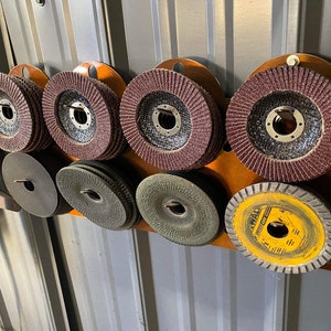 Grinder Disc Holder - Metal Grinder Disc Holder - Tool Organization ...