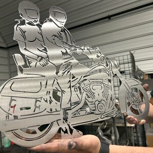 Couple Motorcycle Sign - Metal Motorcycle Sign - Ride or Die Motorcycle ...