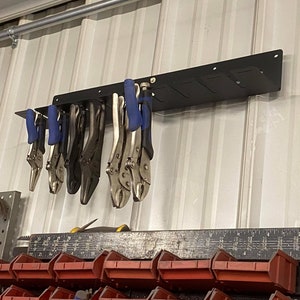 Wall Mounted Vise Grips Storage -personalized Vice Grip Organization ...