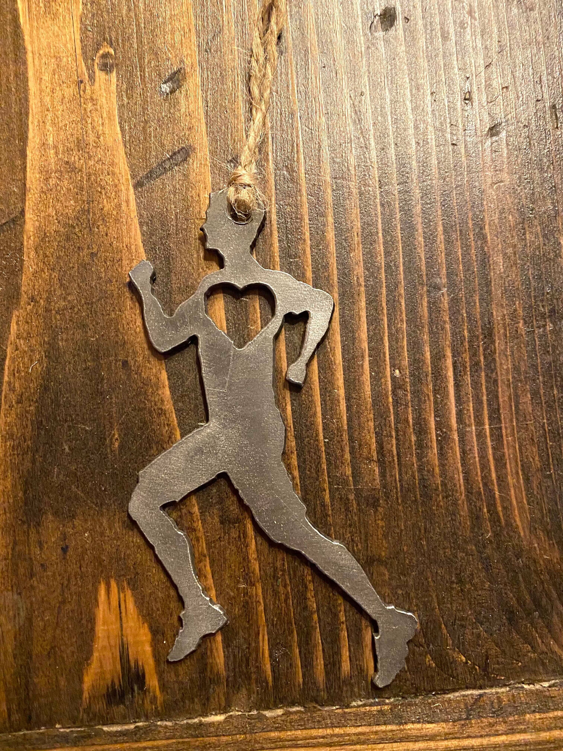 Runner Ornament Running Man Metal Display Gift for Runner - Etsy