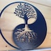 Ying Yang Tree of Life Metal Tree of Life Ying Yang Metal Ying Yang ...