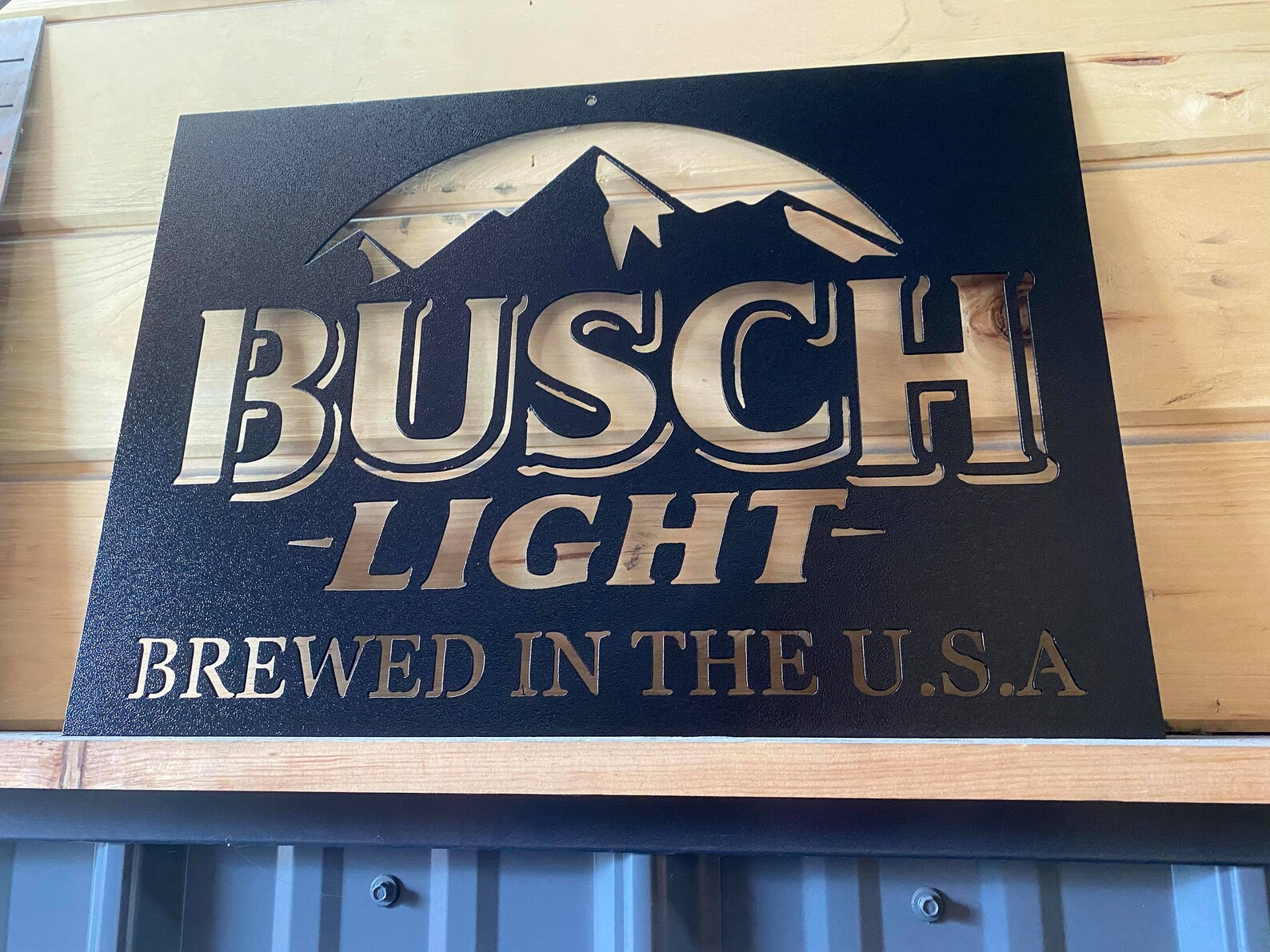 Busch Light Metal Sign Busch Beer Metal Sign Busch Gift | Etsy