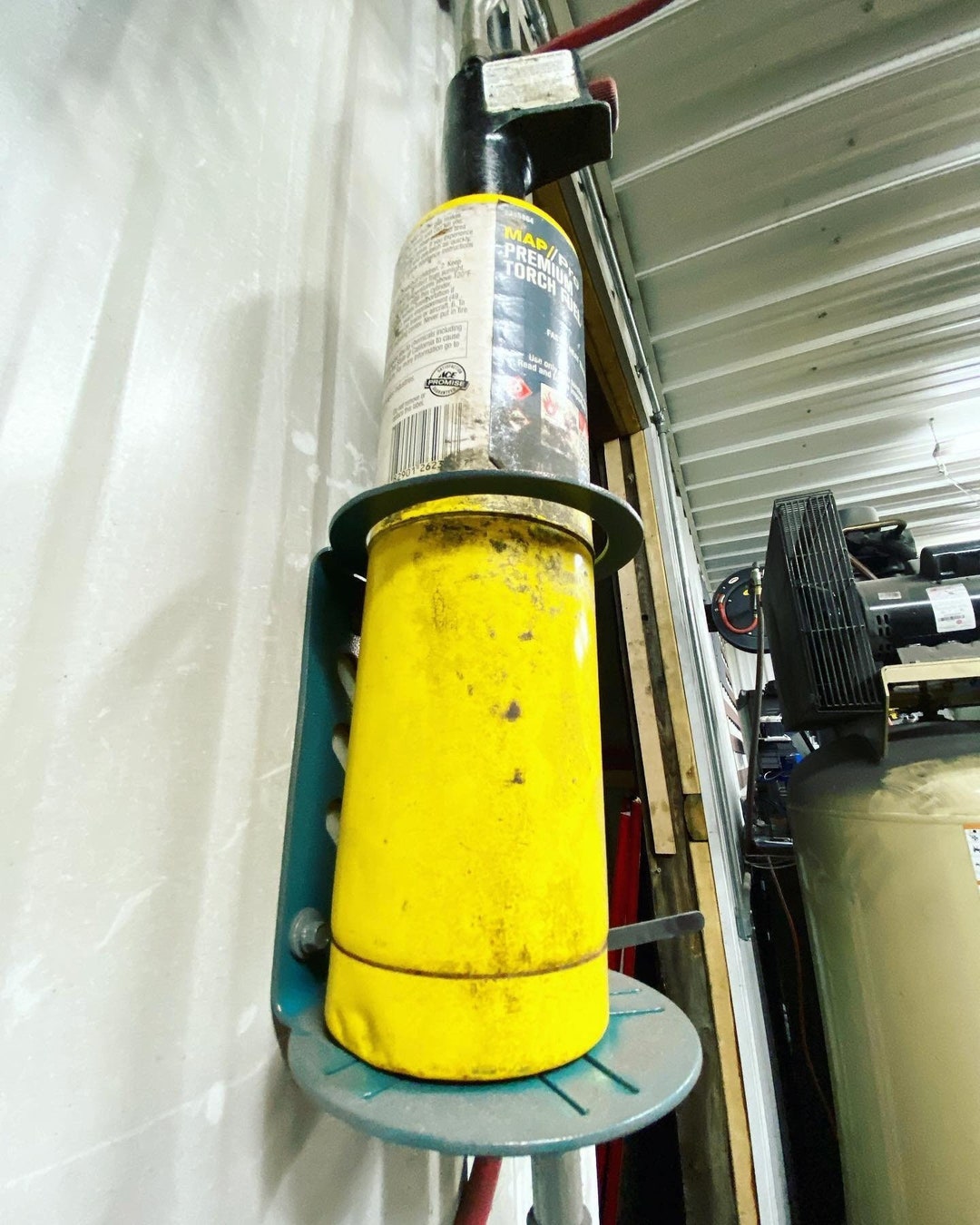Propane Torch Bottle Holder- Map Gas Holder - Metal Tool Holder- Shop ...