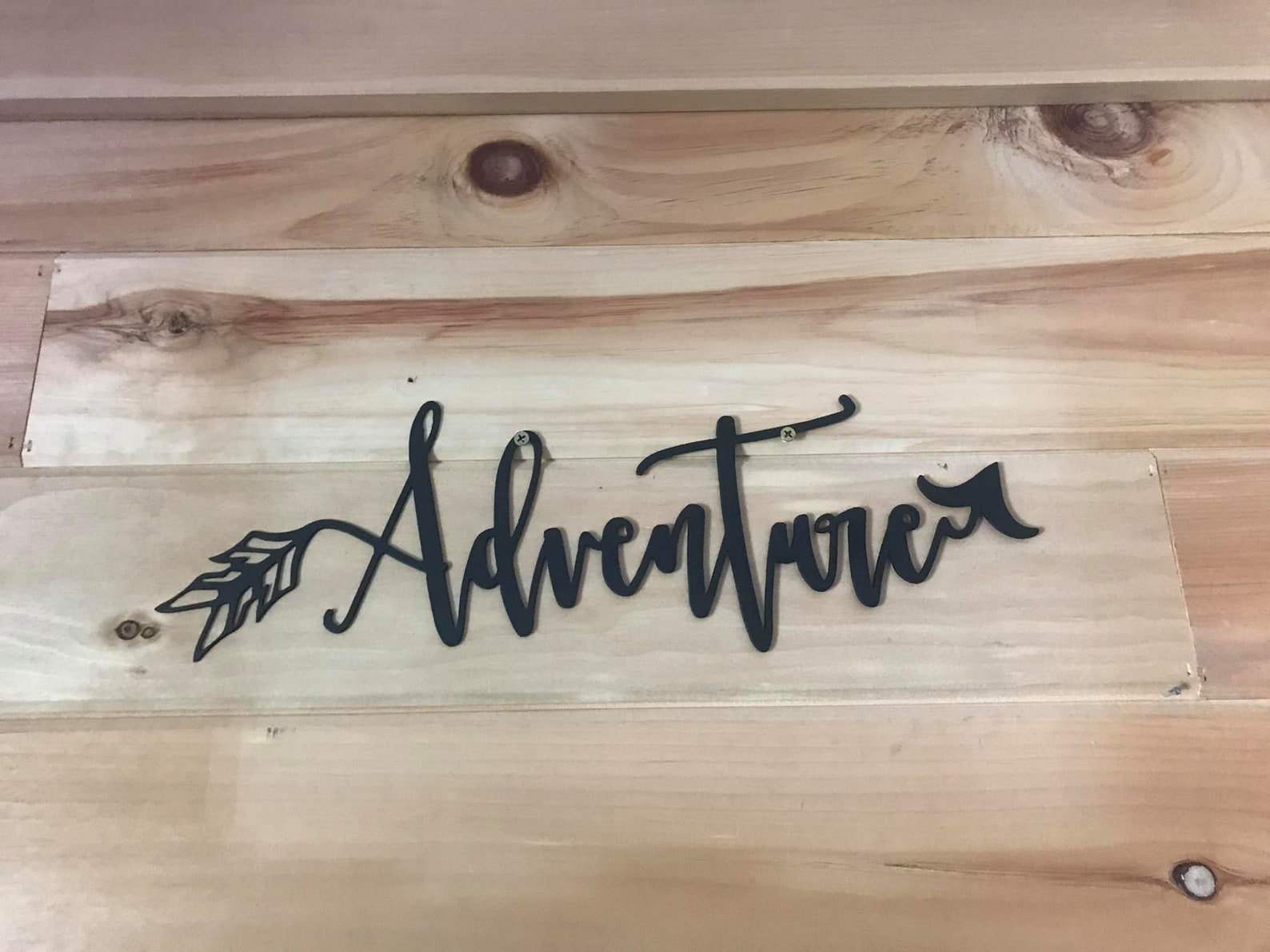 Metal Adventure Arrow - Adventure Decor - Metal Adventure Sign ...