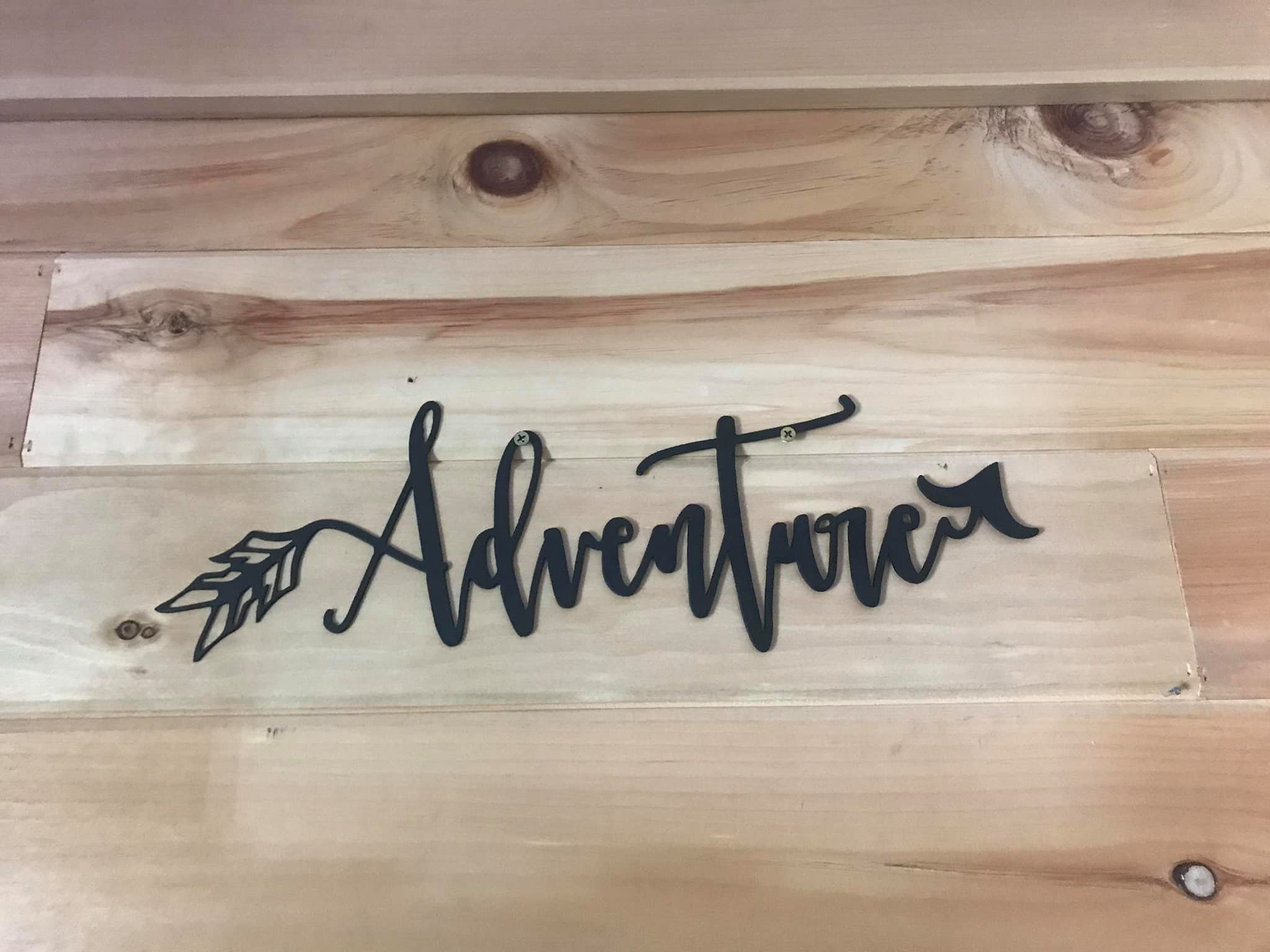 Metal Adventure Arrow - Adventure Decor - Metal Adventure Sign ...