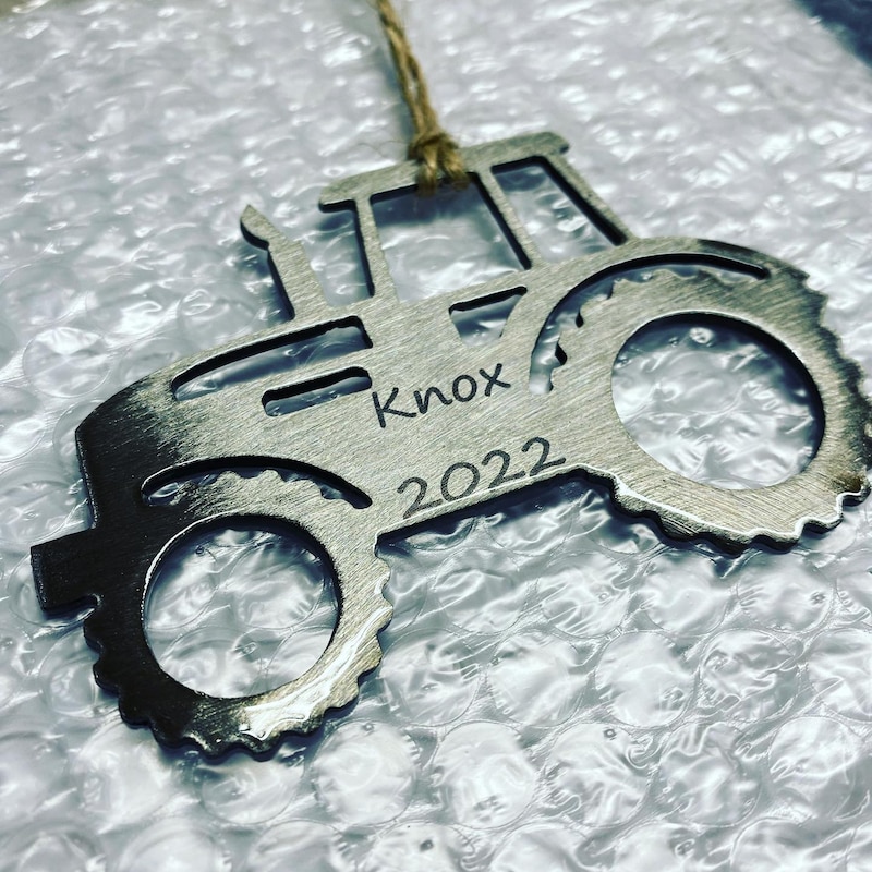 Tractor Ornament - Etsy