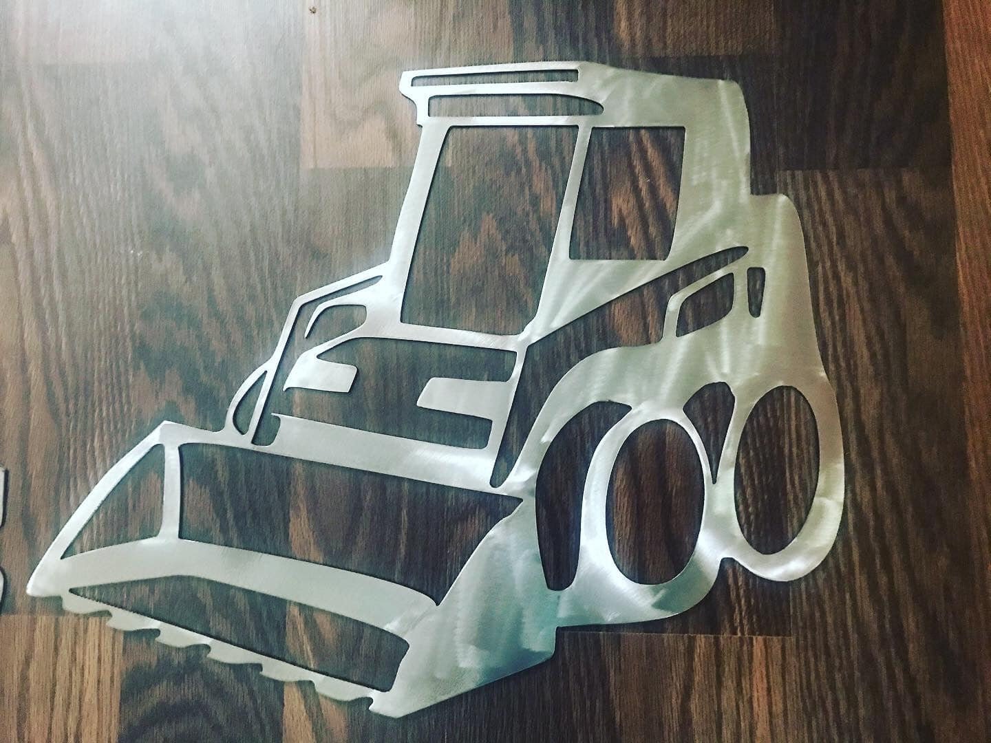 Metal Construction Signs Metal Excavator Sign Metal Skid - Etsy